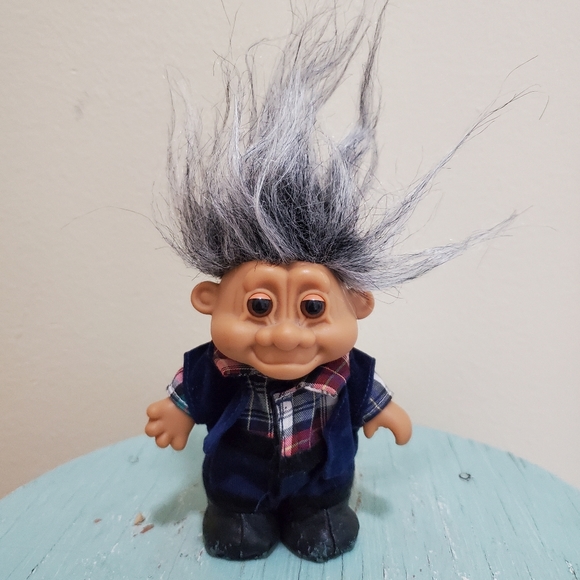 Russ | Toys | Russ Vintage Troll Doll Grandpa 2 Old Man No Cane | Poshmark